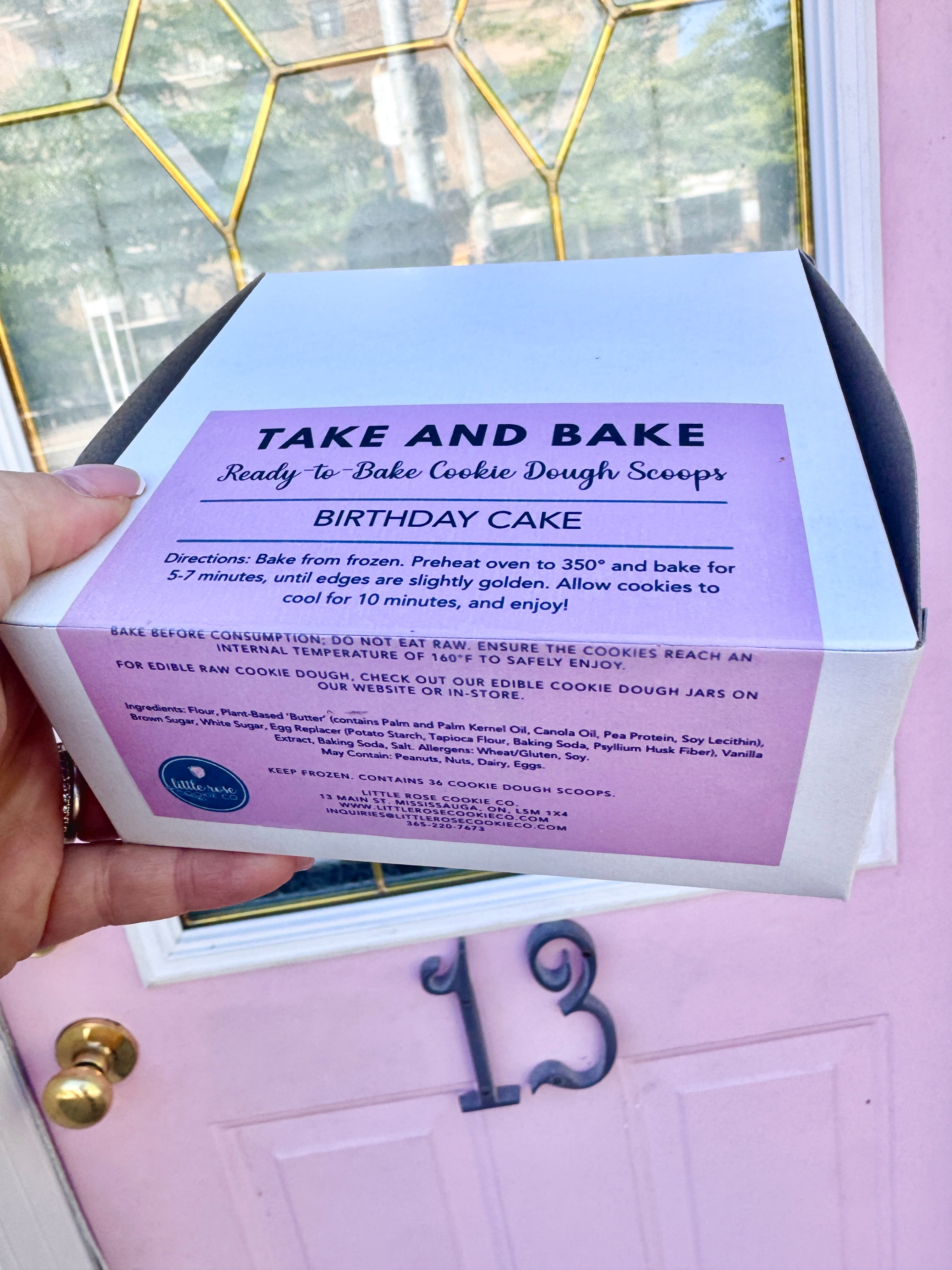 Take and Bake Cookie Dough – CLASSIC CHOCOLATE CHIP (Frozen, Ready To Bake Mini Cookie Dough ...